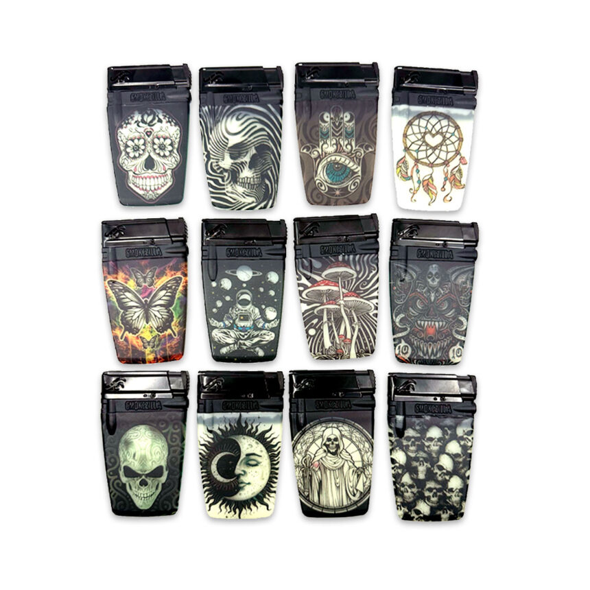 Smokezilla - GID Cigarette Pack Thin Lighter - Barnabell
