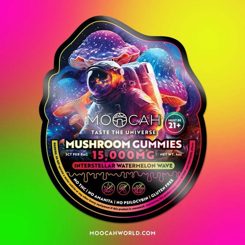 Moocah Gummy Watermelon 12pc Display - Barnabell