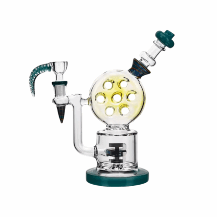 Eg Glass - EG-97 Swiss Perc Wig Wag Design Glass Water Pipe 8.5 inch ...